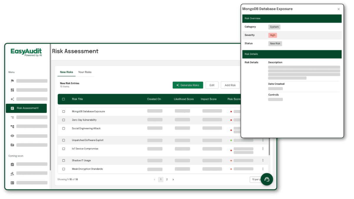 Risk Assessment | EasyAudit