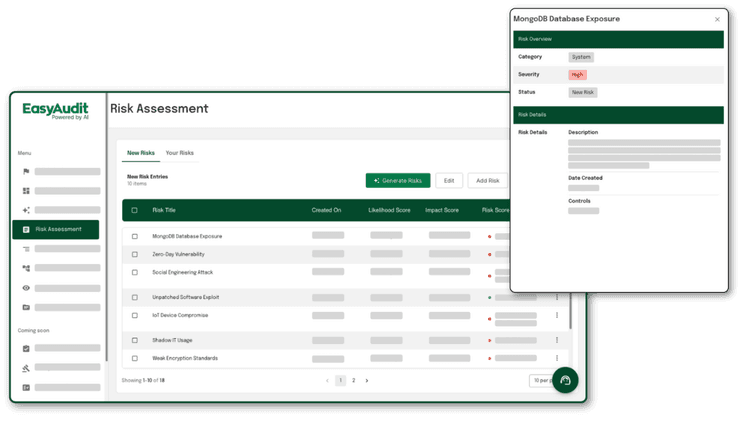 Risk Assessment | EasyAudit